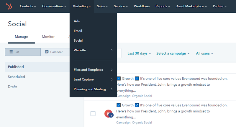 How to Schedule Social Media Posts with HubSpot