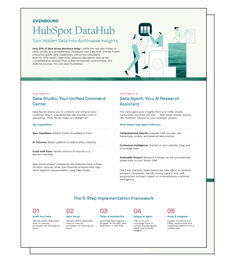 HubSpot DataHub Guide